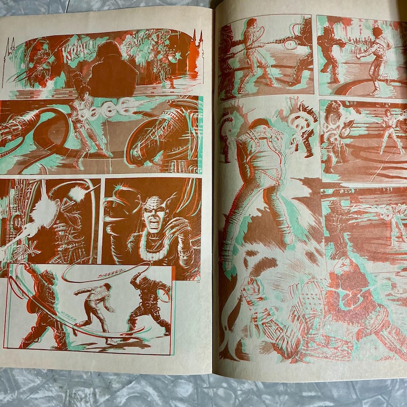 Vintage Retro 1987 Michael Jackson & George Lucas “captain EO3D” Comic ...