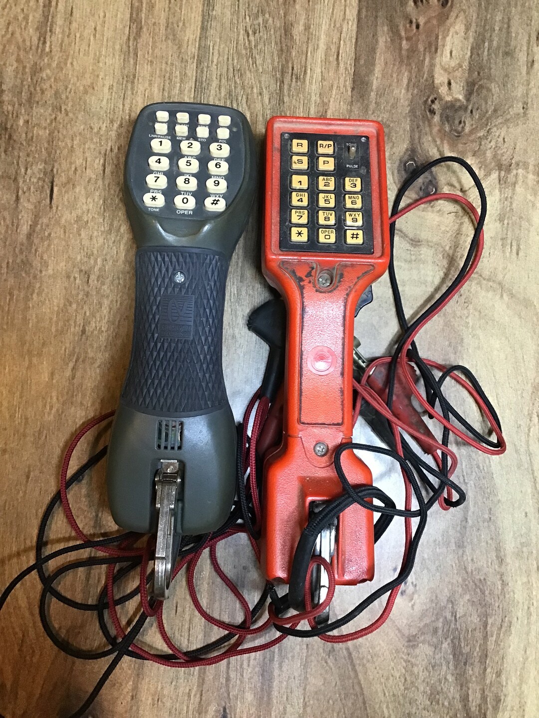 Two Vintage Test Telephone Lineman’s Handsets - Etsy
