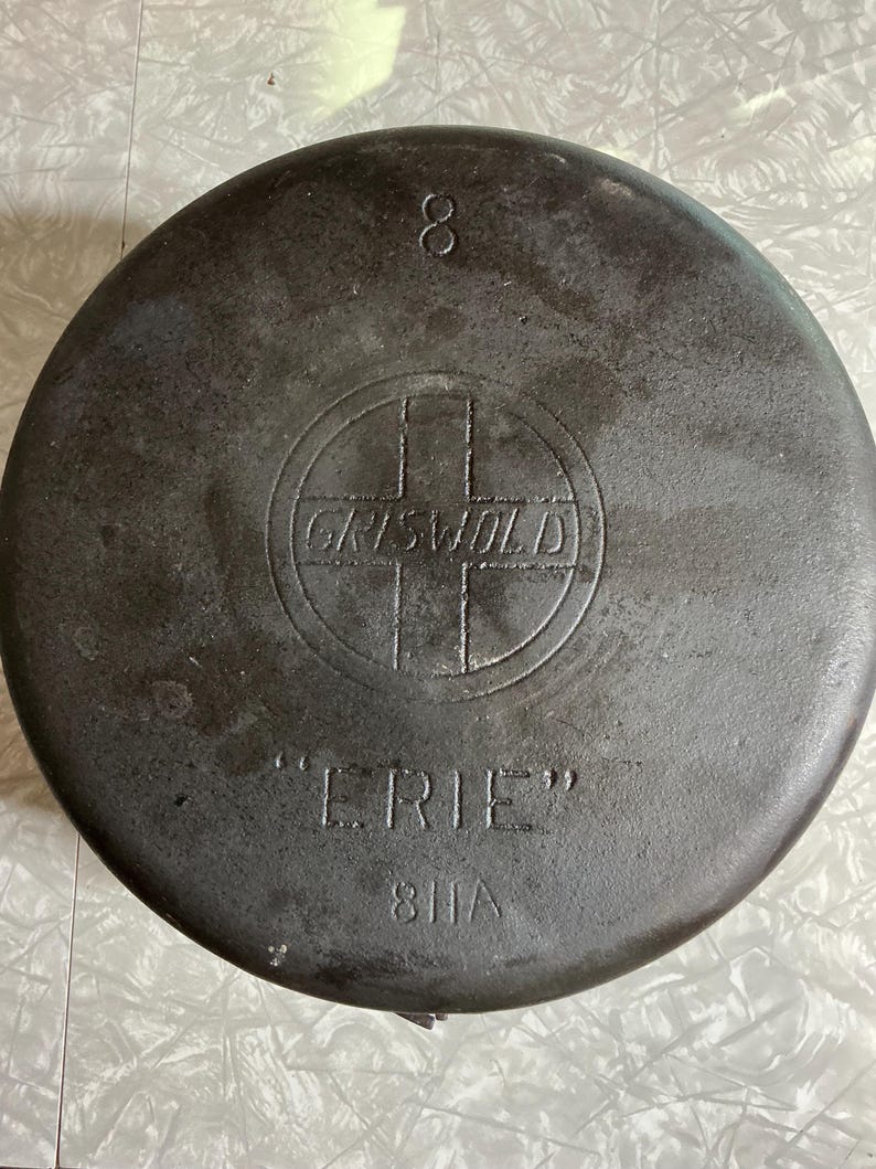 Vintage 1920s Griswold Erie 811A 8 Stock Pot-seasoned - Etsy