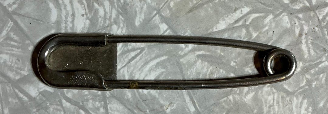 Vintage Risdon Large 5” Safety Pin Key Chain -landry, Keys - Etsy