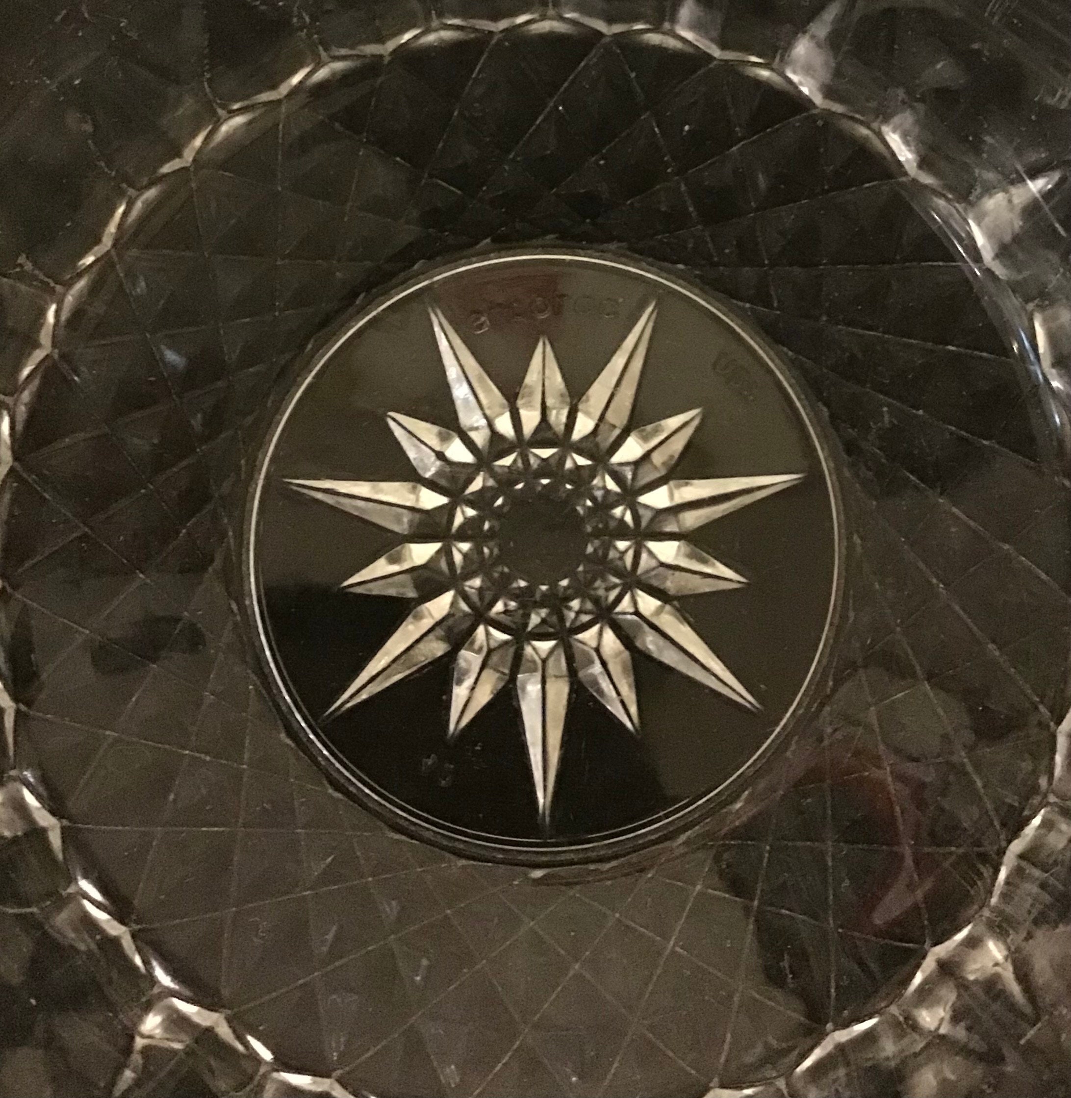 Vintage Arcoroc USA Starburst Pattern Salad Bowls 1960s - Etsy