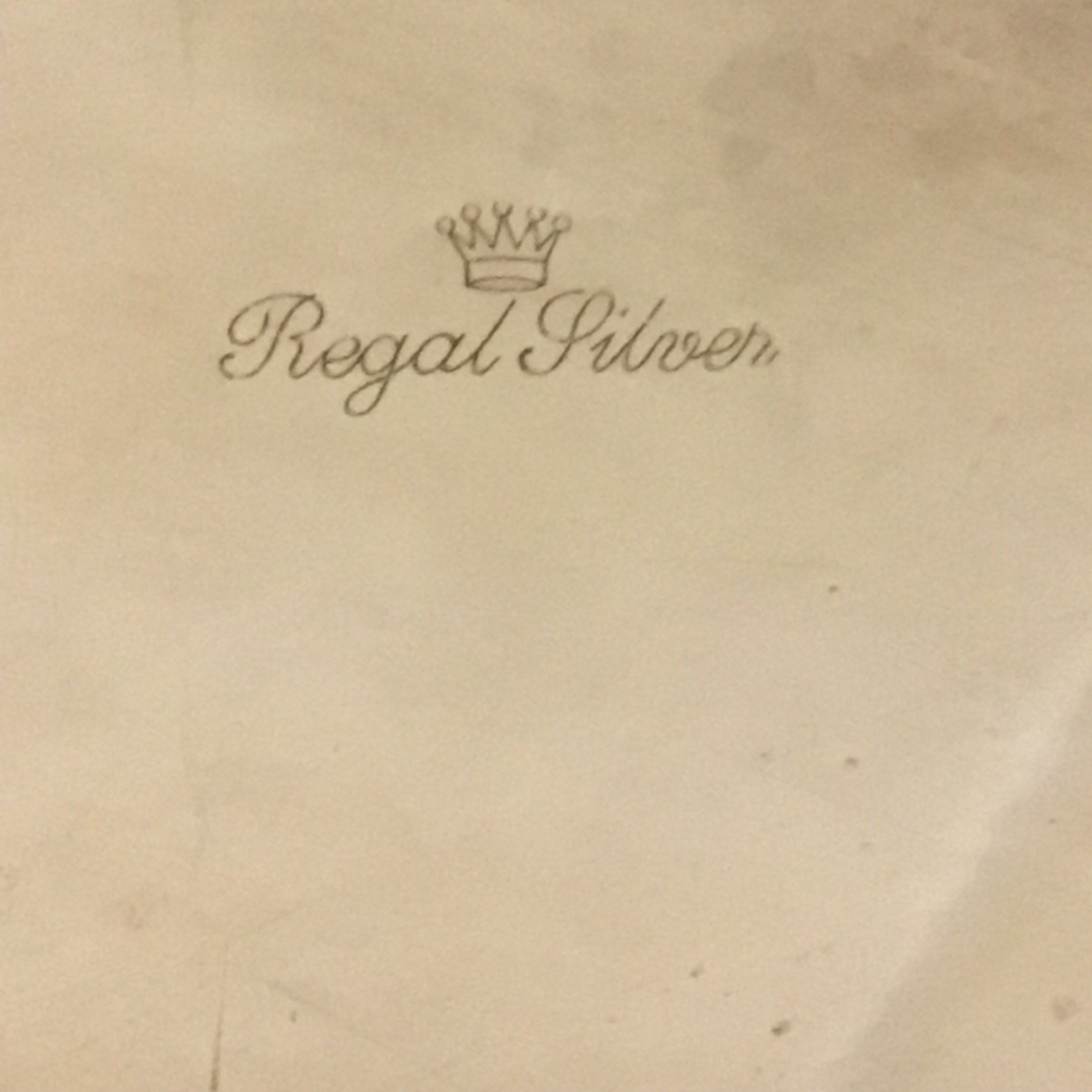 Regal Silver Round Serving Tray With Slotted Edge - Etsy