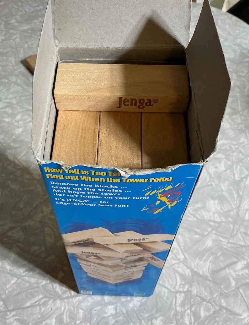 Vintage Jenga Classic Game W/precision Wood Crafted - Etsy