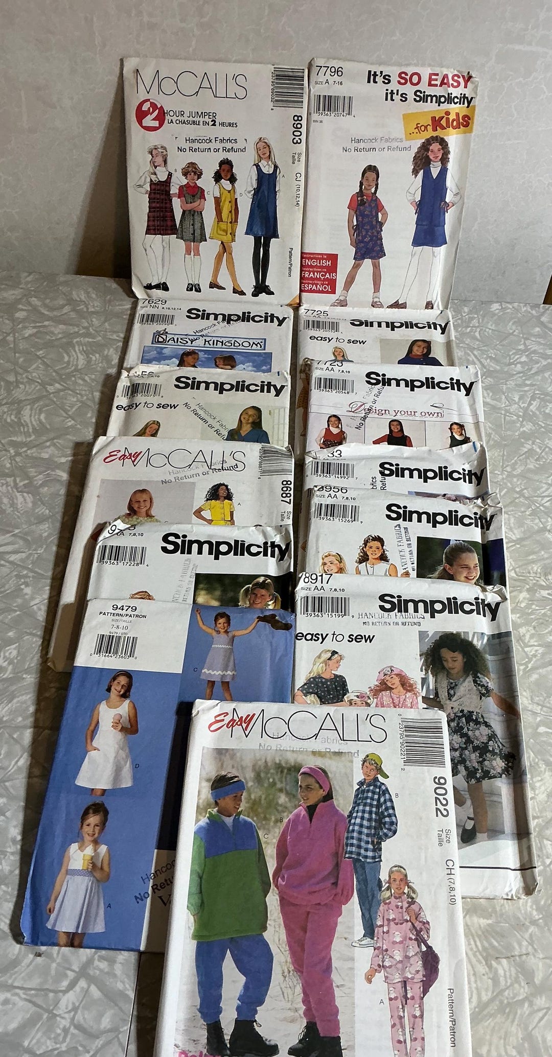 Sinplicity, Mccalls and Vogue Patterns -youth Ages 7-14 - Etsy