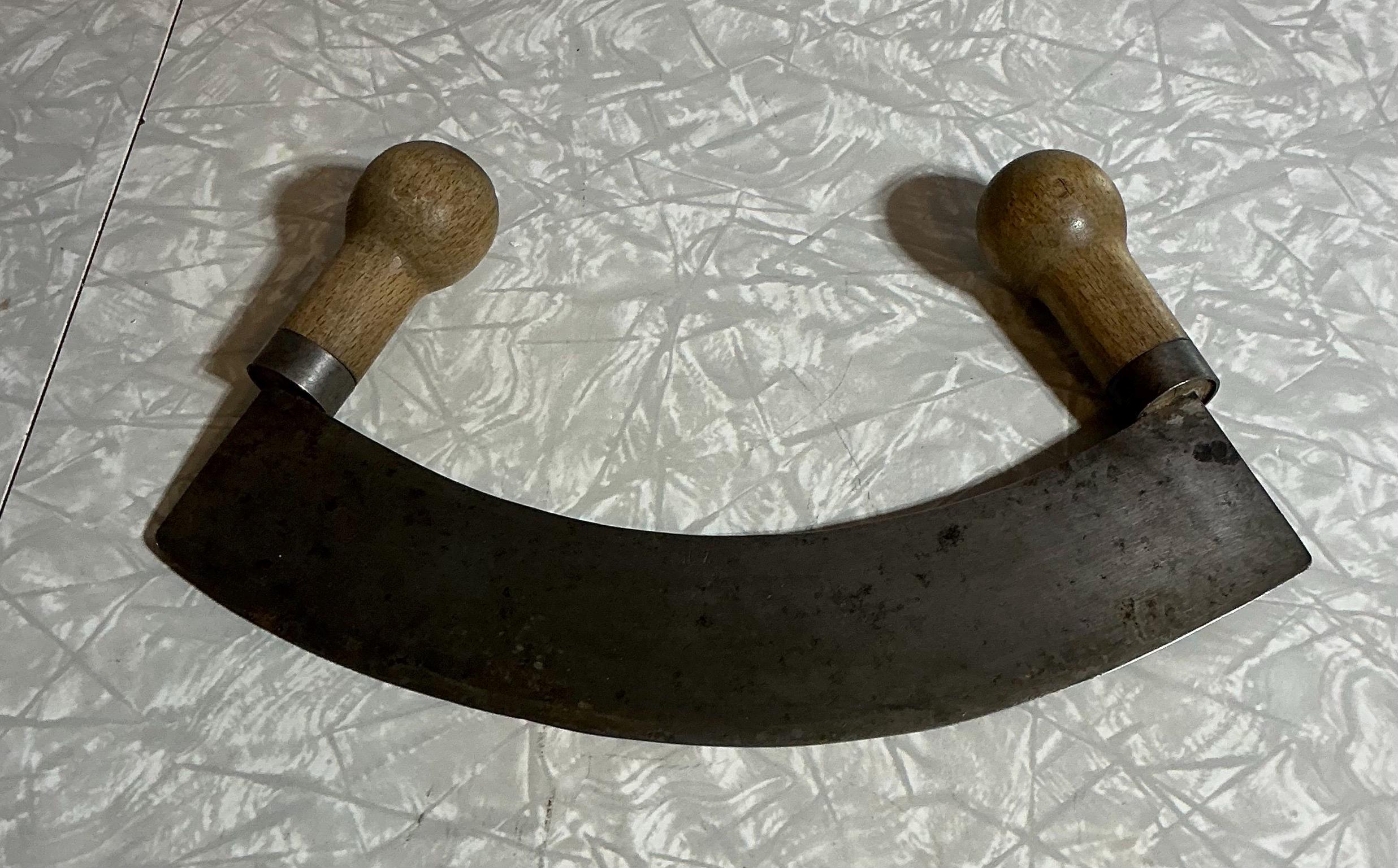 Antique Two Handled French Chopper Kitchen Tool - Etsy