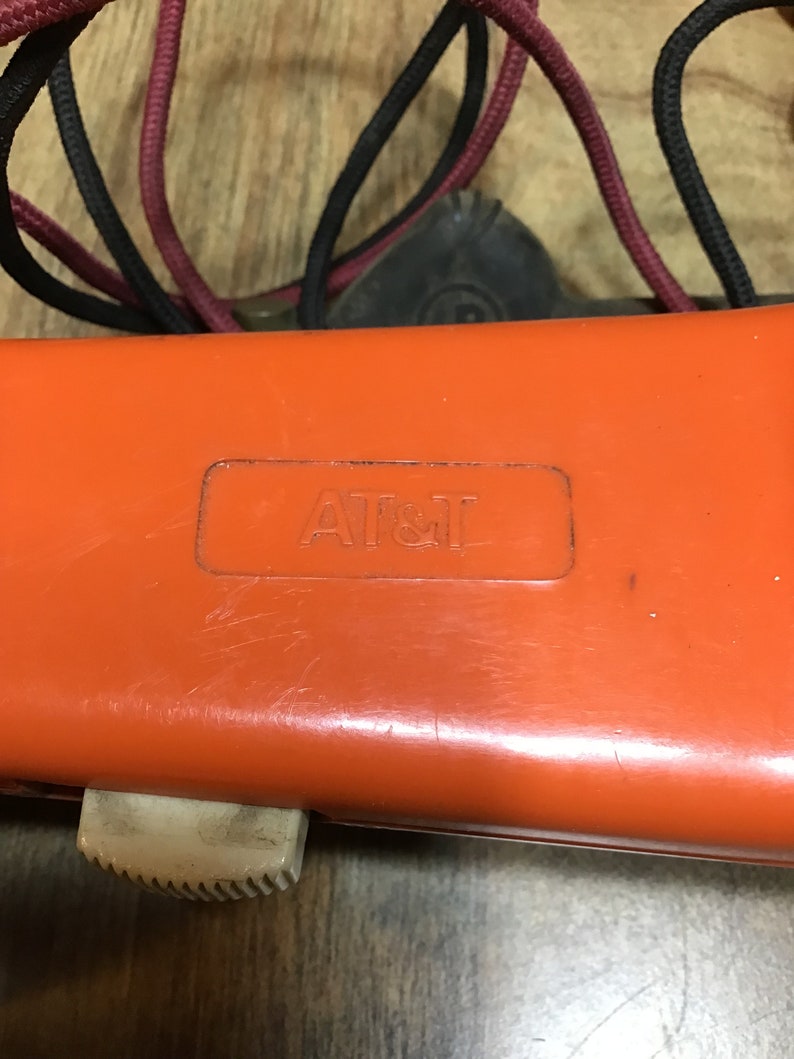 Vintage Telephone Lineman Rotary Hand Test Set-circa 1970s Orange - Etsy