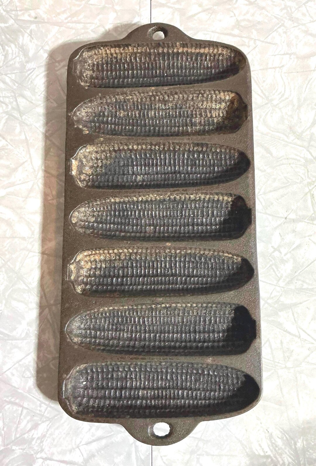 Vintage Cast Iron Cornbread Pan Makes 7, USA - Etsy