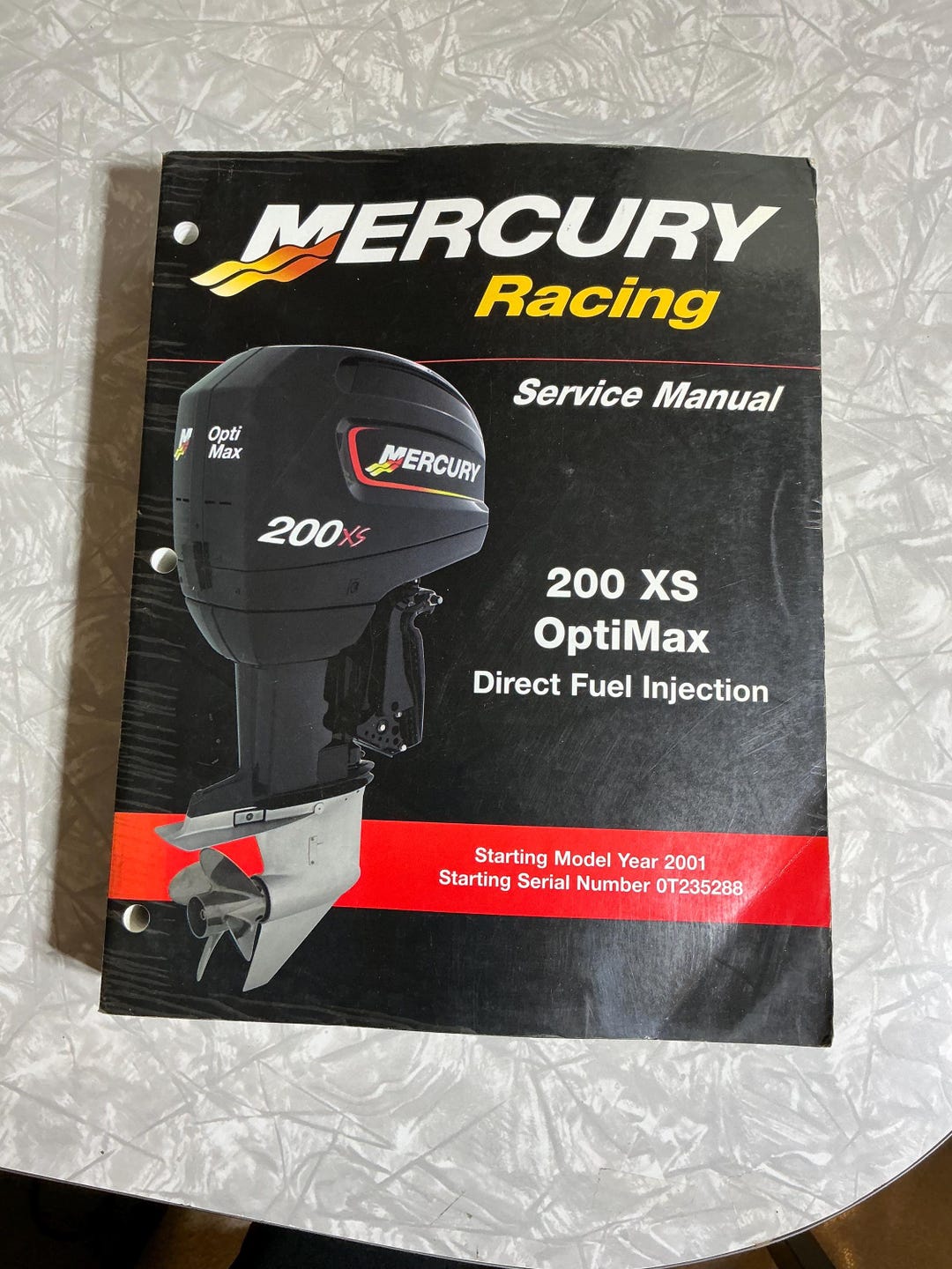 Mercury 200XS Optimax Direct Fuel Injection Service Shop Manual-2001 ...