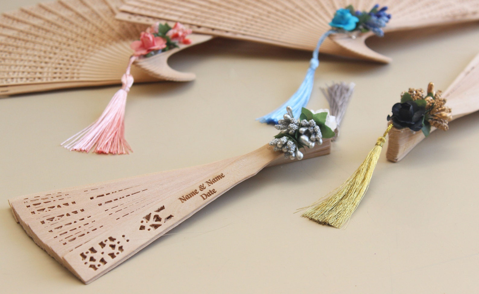 25 PCS Wedding Fan Gift baby Shower Favors Personalized - Etsy