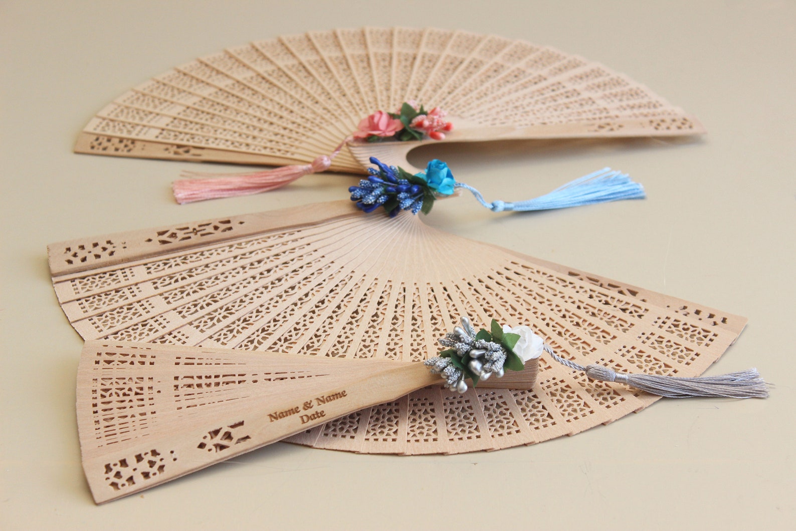 25 PCS Wedding Fan Gift baby Shower Favors Personalized - Etsy
