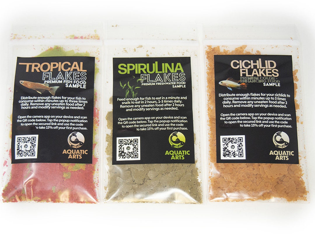 Aquatic Arts Starter Fish Food Pack - Etsy