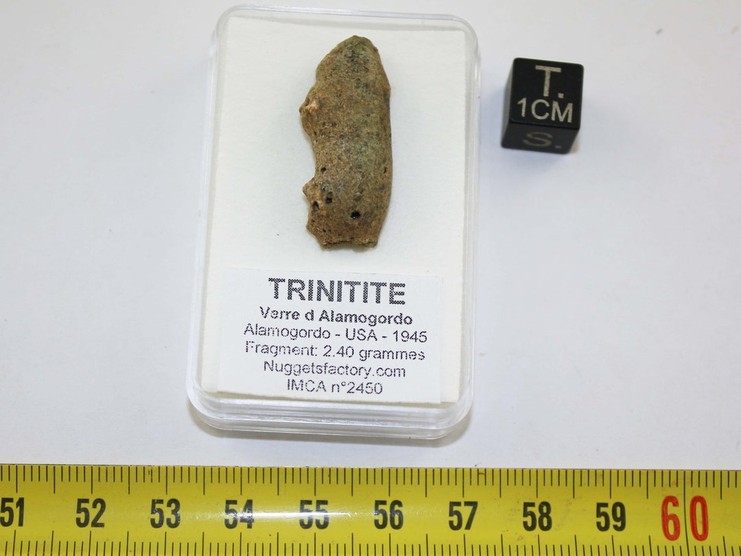 Trinitite Fragment in a Box Alamogordo Glass USA 2.40 Grams 072 - Etsy