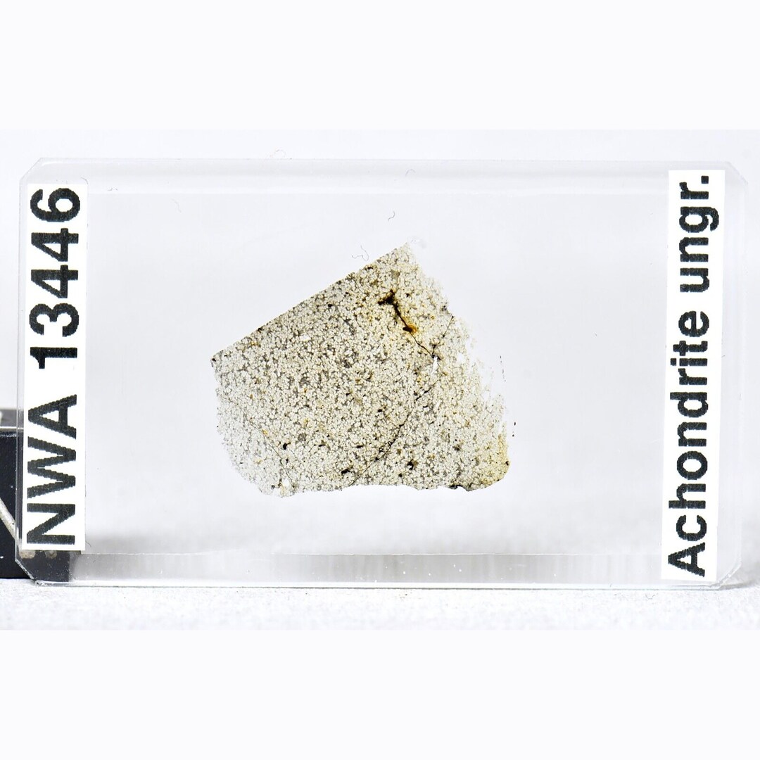 Thin Section of Meteorite NWA 13446 - Ungrouped Achondrite (NWA - 038 ...