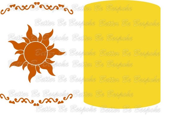 Tangled Lanterns Template