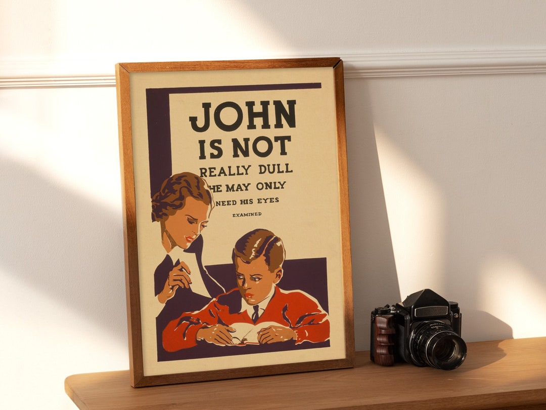 Eye Examination Poster, Giclée Art Print. A4/ A3/ A2/ A1 Sizes - Etsy