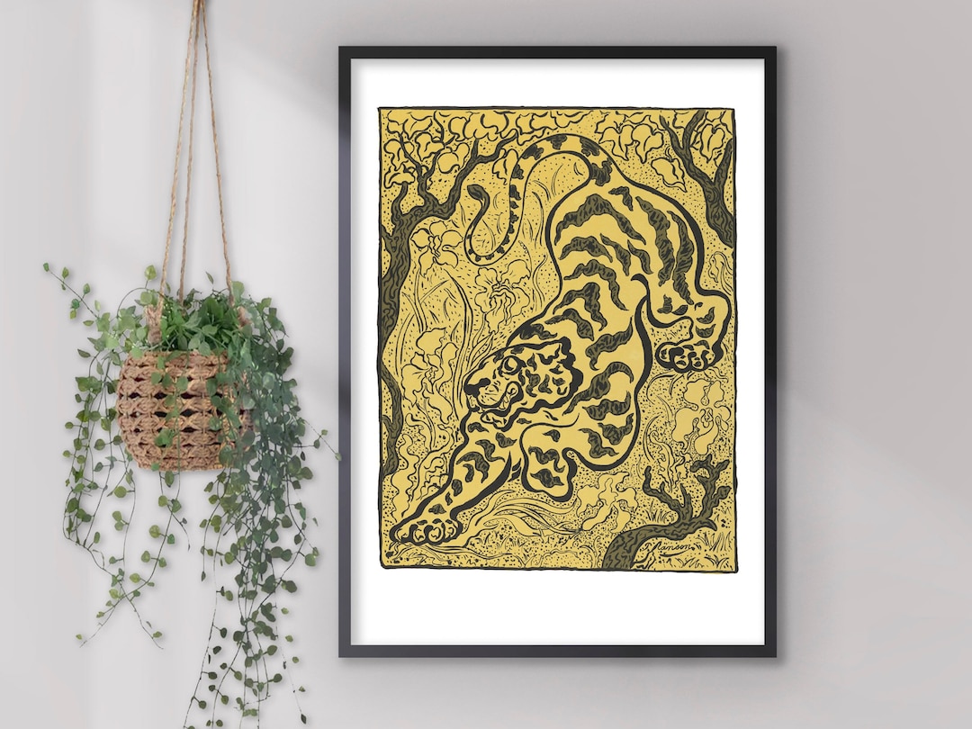 Tiger Giclée Art Print. A4/ A3/ A2/ A1 Sizes - Etsy