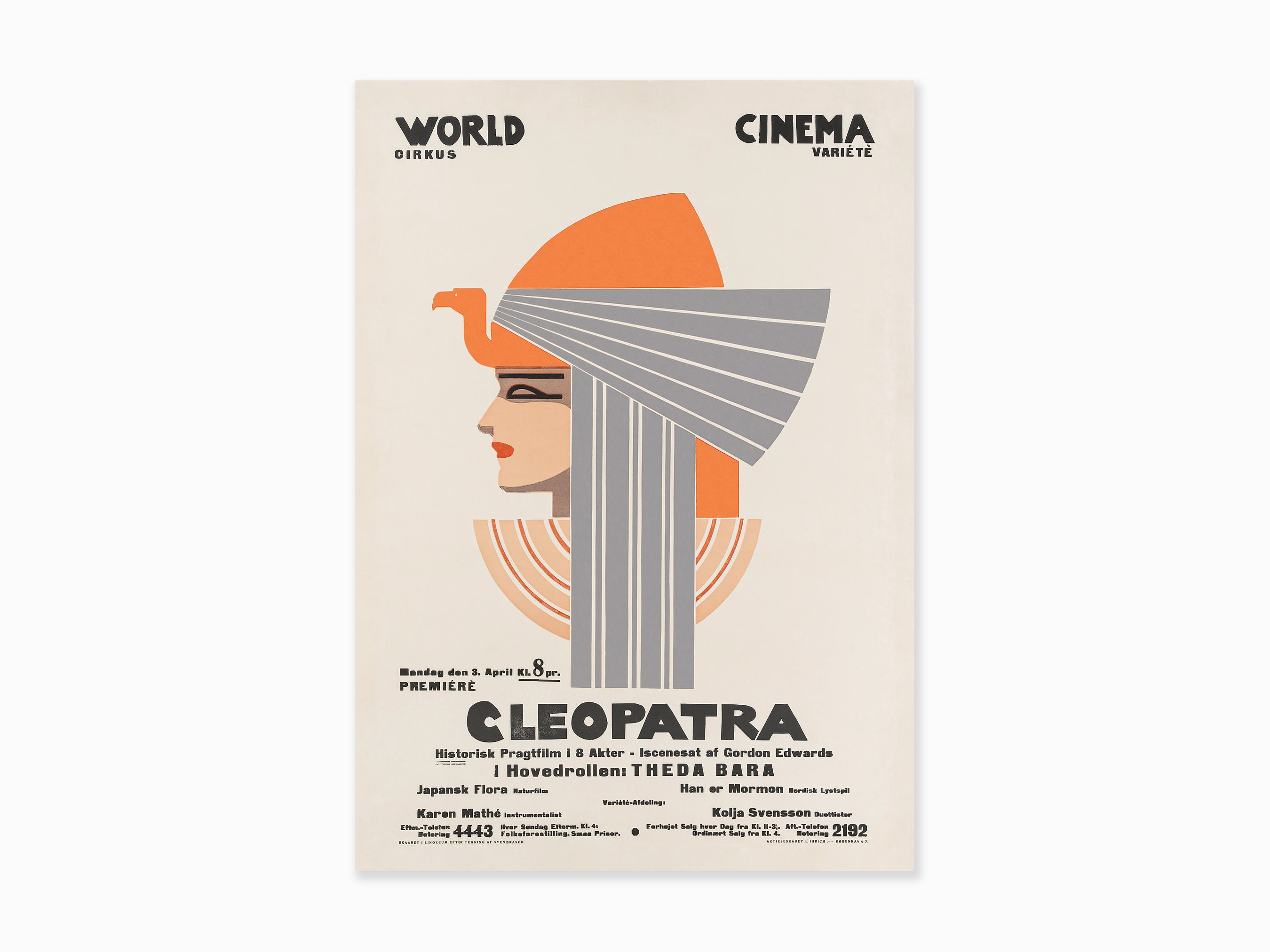 Cleopatra Movie Poster Giclée Art Print. A4/ A3/ A2/ A1 Sizes - Etsy