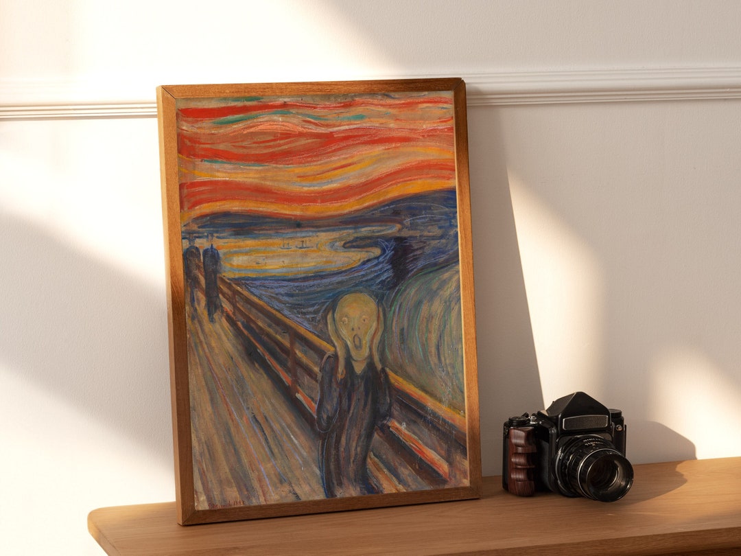 Edvard Munch the Scream Giclée Art Print. A4/ A3/ A2/ A1 Sizes - Etsy