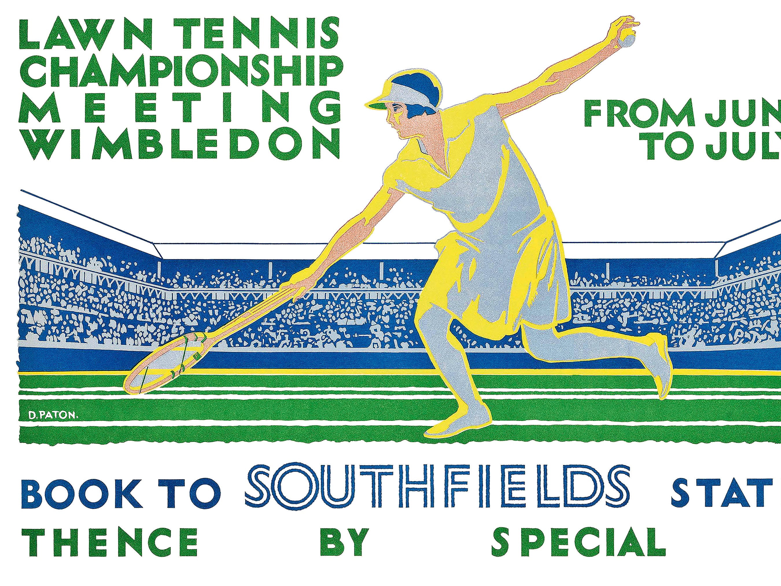 Wimbledon Tennis Giclée Art Print. A4/ A3/ A2 Sizes - Etsy