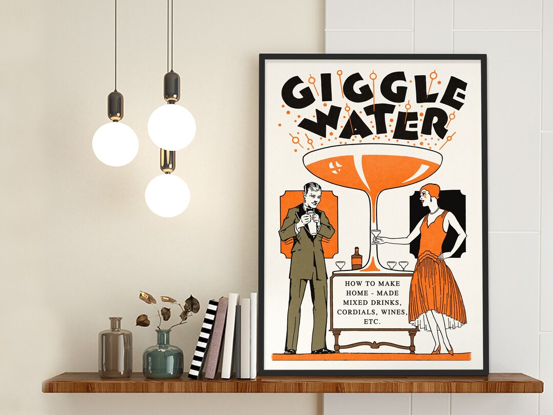 Giggle Water Giclée Art Print. A4/ A3/ A2/ A1 Sizes - Etsy