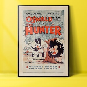 Oswald in the Hunter Giclée Art Print. A4/ A3/ A2/ A1 Sizes - Etsy