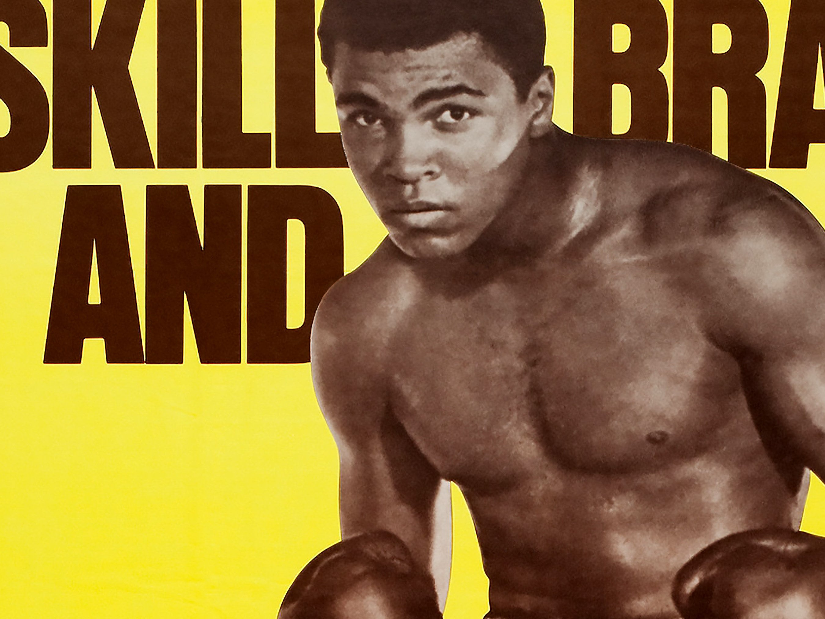Muhammad Ali Skills, Brains & Guts, 1975. Giclée Art Print A4 /A3/ A2 ...