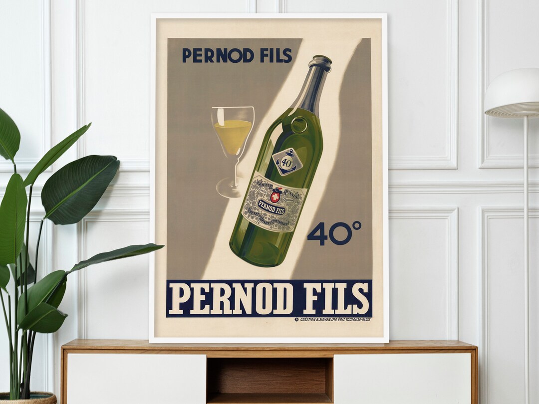 Pernod Fils Giclée Art Print A4 /A3/ A2/ A1 Sizes - Etsy