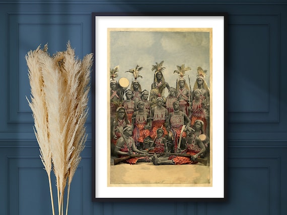 The Agojie Dahomey Amazons the Woman King Giclée Art Print. - Etsy