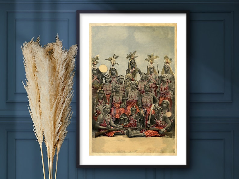 The Agojie, Dahomey Amazons, the Woman King Giclée Art Print. A4/ A3 ...