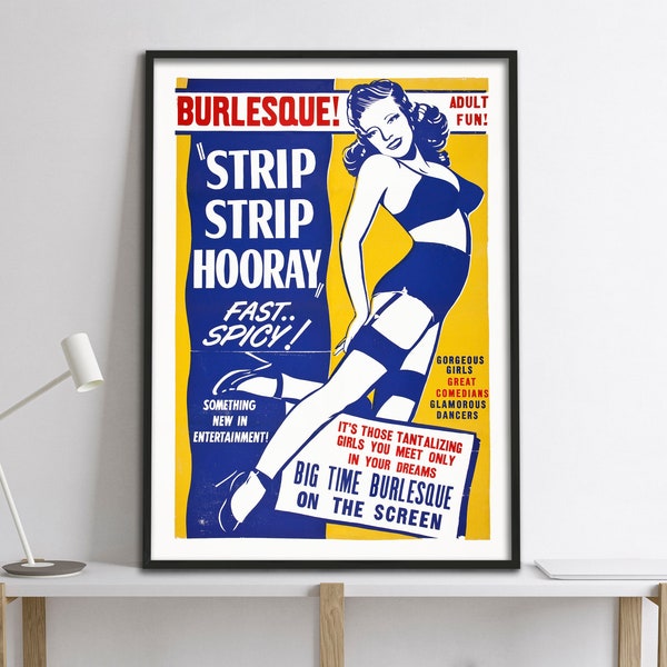 Burlesque Poster - Etsy UK
