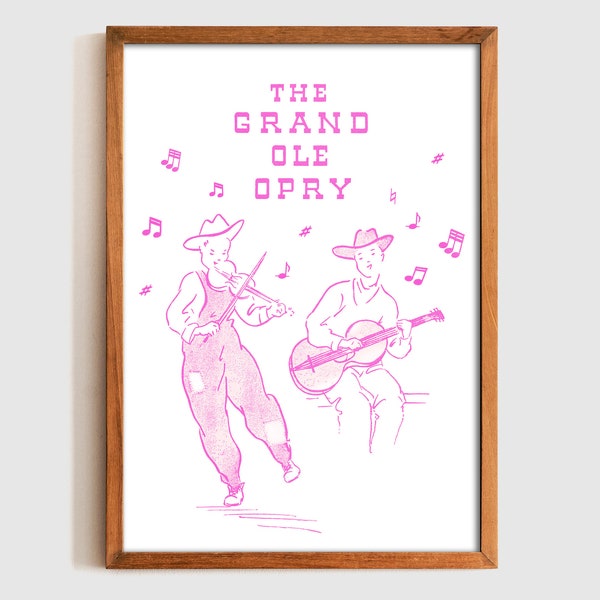 Grand Ole Opry Poster - Etsy