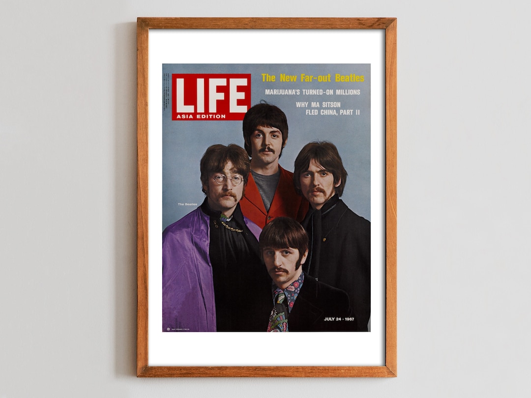 The Beatles Life Magazine Cover Giclée Art Print. A4/ A3/ A2 Sizes - Etsy