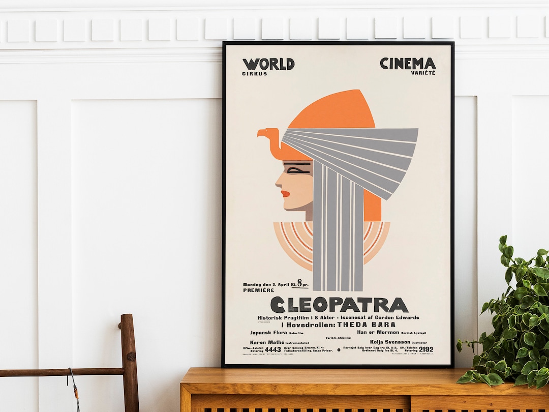 Cleopatra Movie Poster Giclée Art Print. A4/ A3/ A2/ A1 Sizes - Etsy