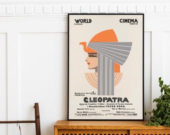 Cleopatra Poster - Etsy