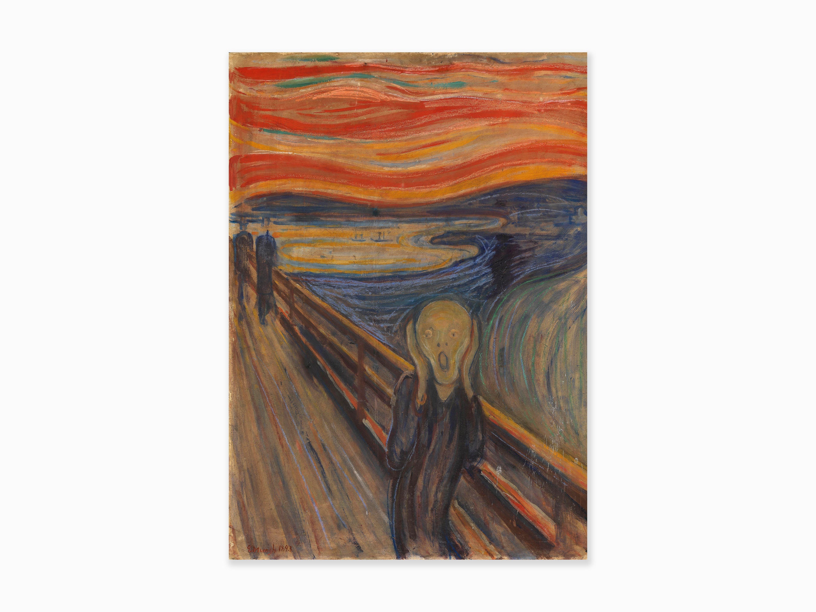Edvard Munch the Scream Giclée Art Print. A4/ A3/ A2/ A1 Sizes - Etsy