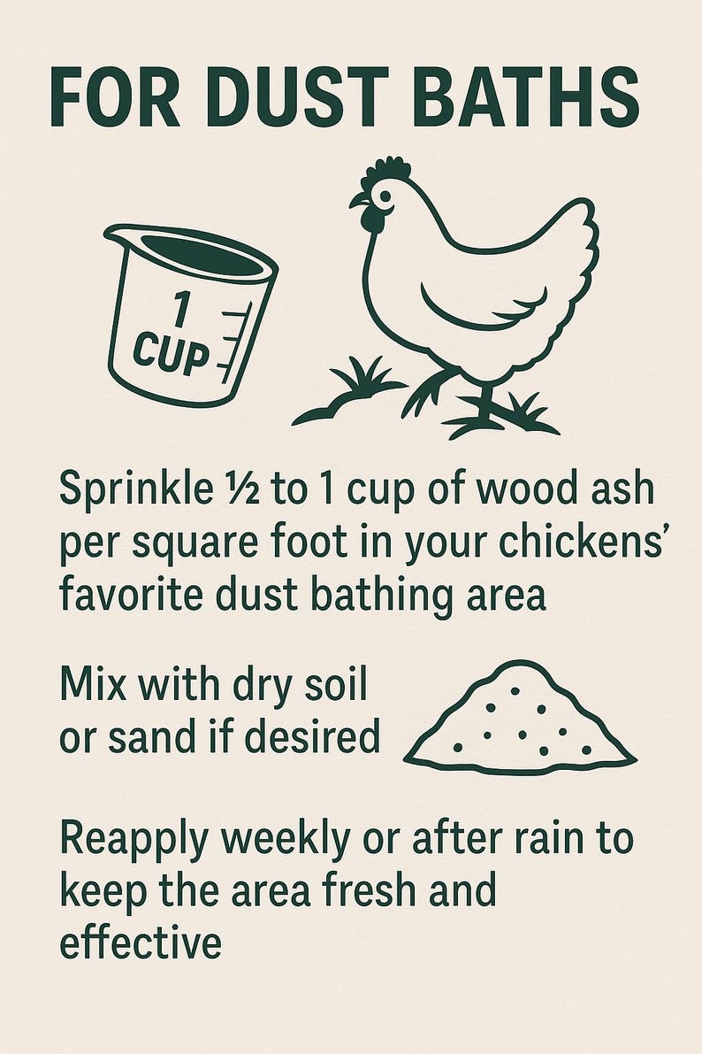 2lb+ Ultra Soft Wood Ash for Chickens – Natural Dust Bath, Coop Odor ...
