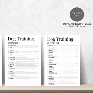 Dog Training Dog Walking Dog Tracker Dog Care Dog Organizer Dog Planner ...