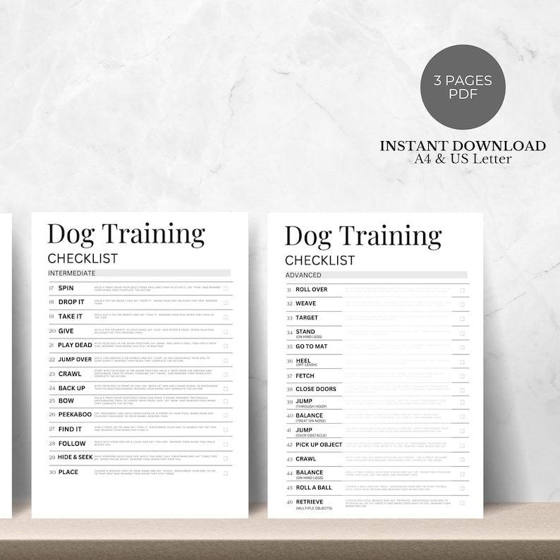 Dog Training Dog Walking Dog Tracker Dog Care Dog Organizer Dog Planner ...