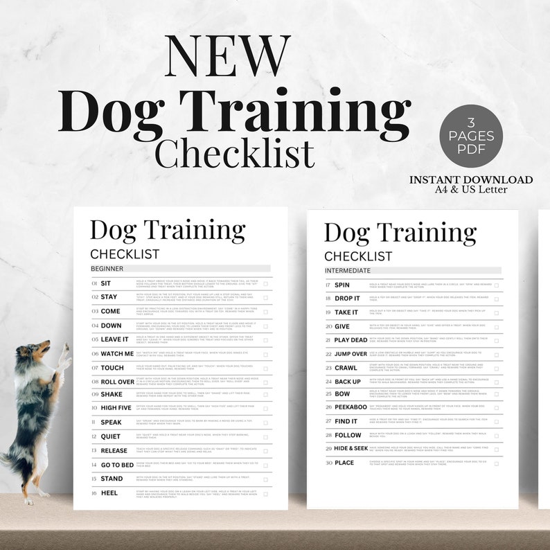 Dog Training Dog Walking Dog Tracker Dog Care Dog Organizer Dog Planner ...