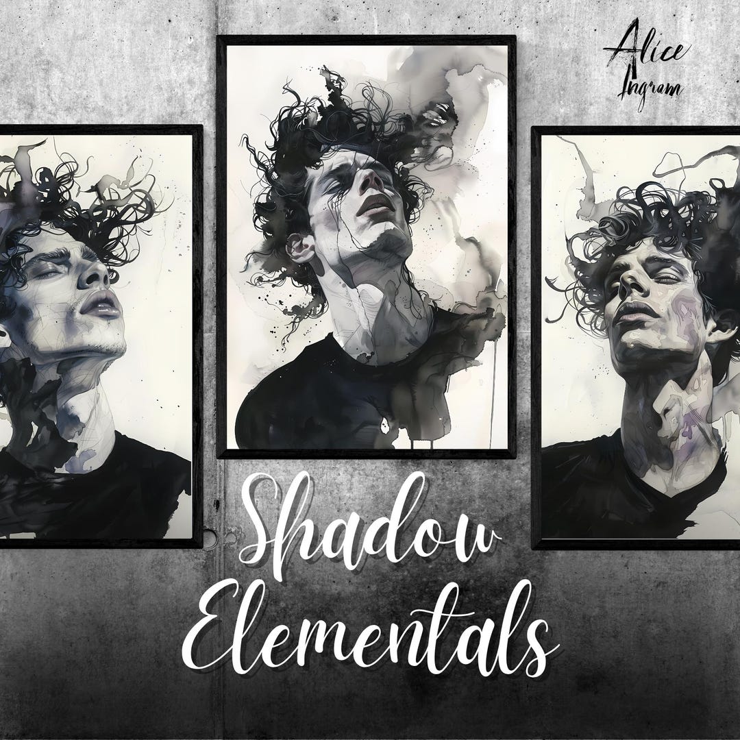 Shadow Elementals Printable Posters - Etsy