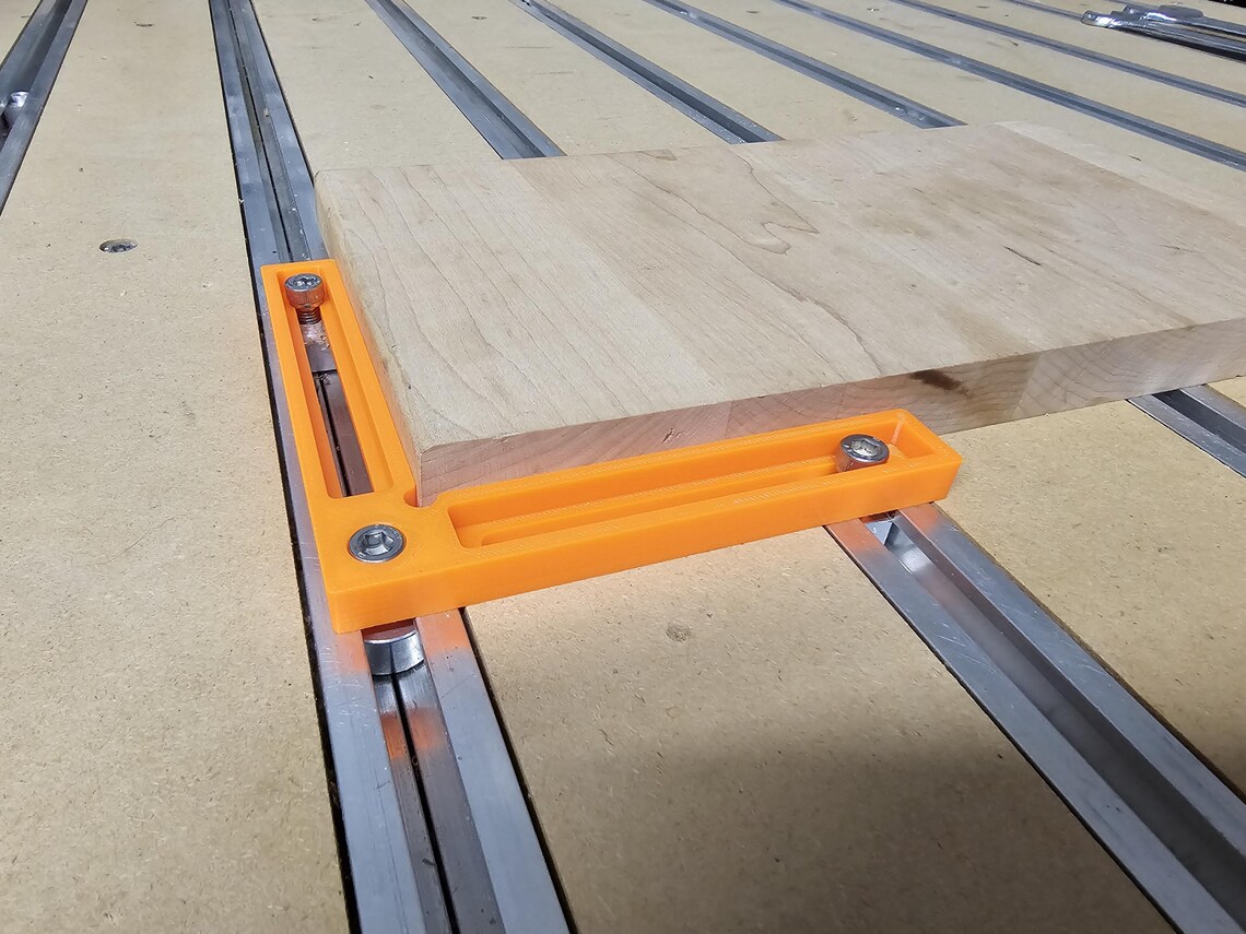 CNC - Square - Fixturing - Back Stop - STL File - Instant Download - Etsy