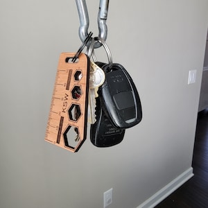 Keychain Ruler - SVG PDF AI File - Gifts for Groomsmen, Father's Day ...