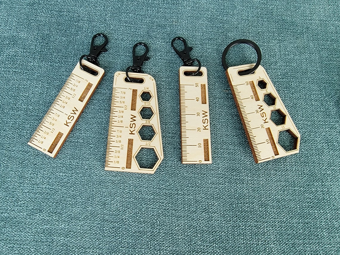 Keychain Ruler SVG PDF AI File Gifts for Groomsmen - Etsy Canada