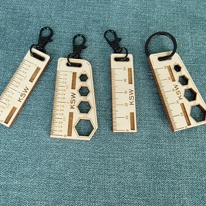 Keychain Ruler SVG PDF AI File Gifts for Groomsmen - Etsy Australia