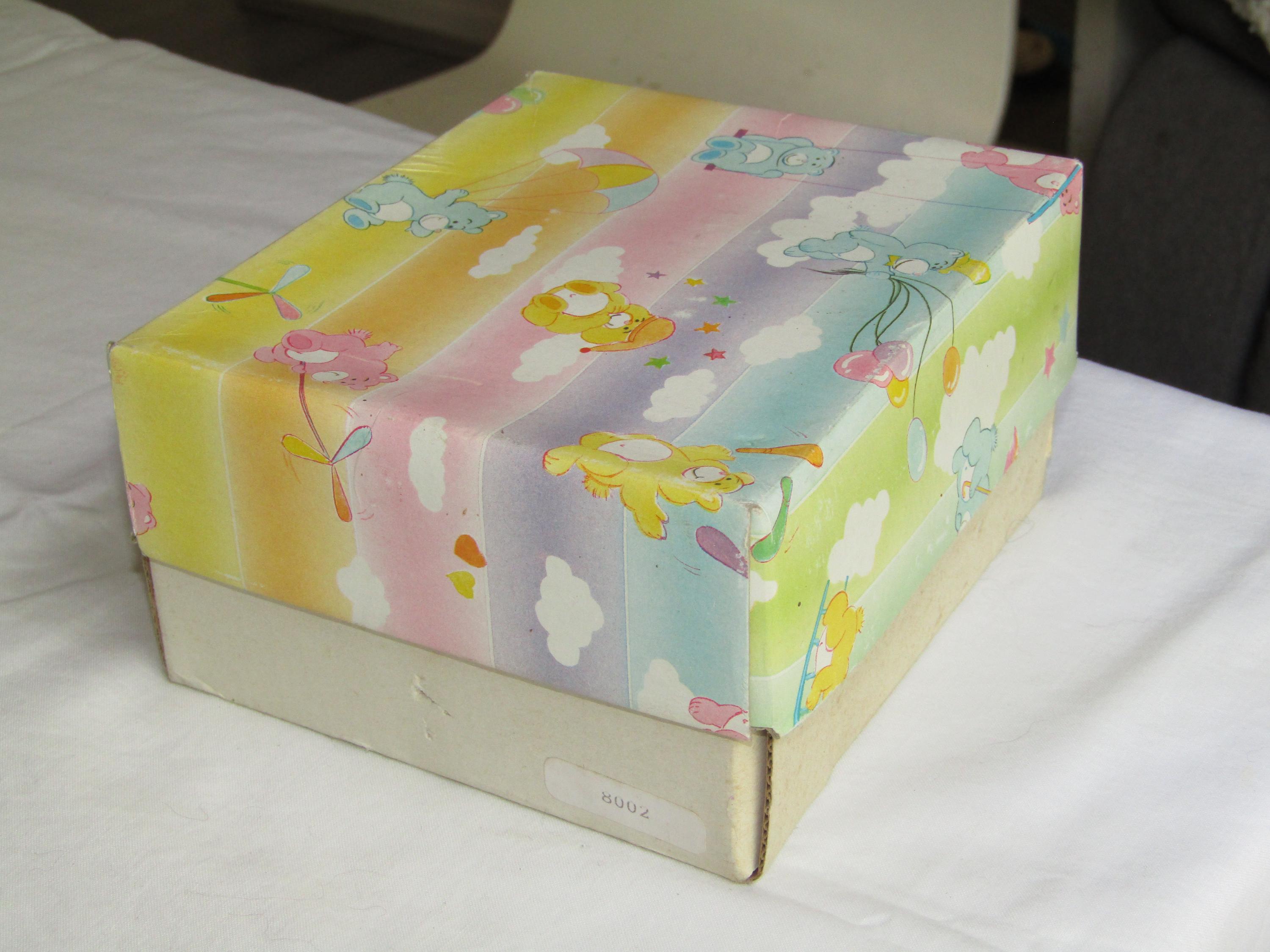 Vintage Childs Teddy Bear Egg Cup & Spoon Set in Box Christening ...