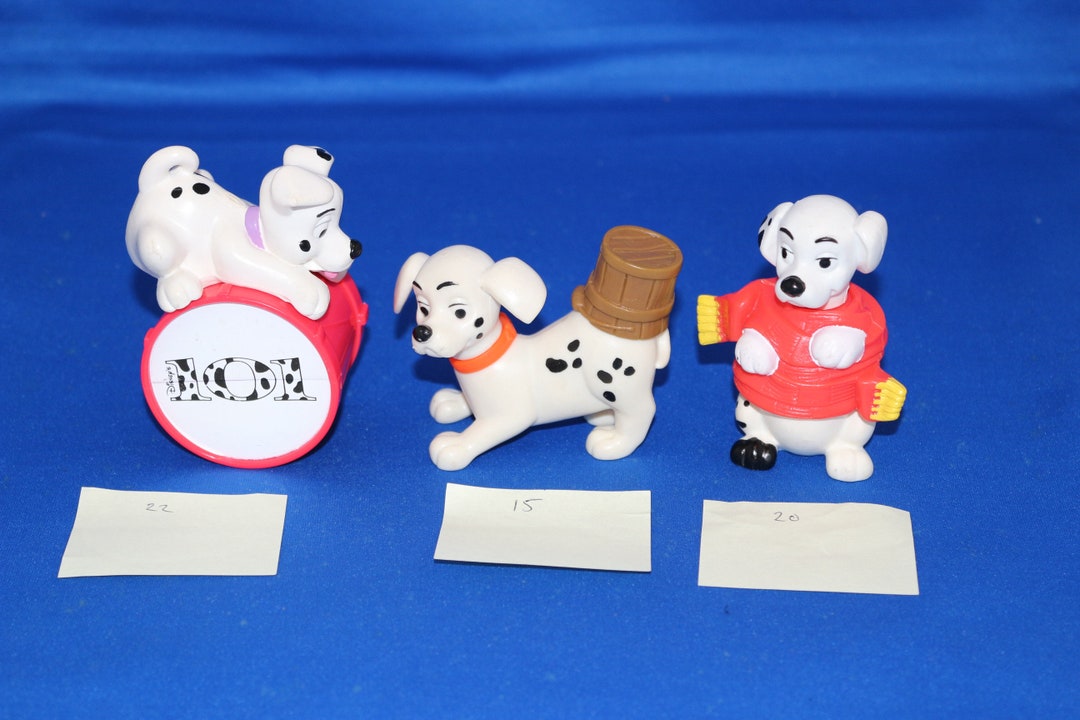 Lot of 3 X 101 Dalmatians 1996 Mcdonalds Happy Meal Toys Numbers 20, 15 ...