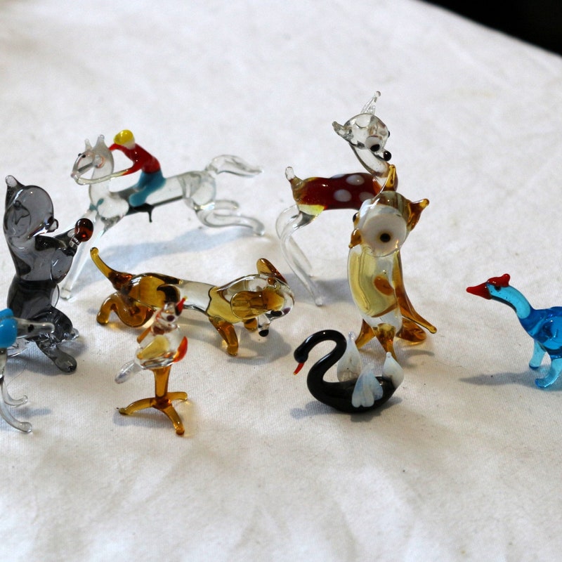 Lampwork Animals - Etsy