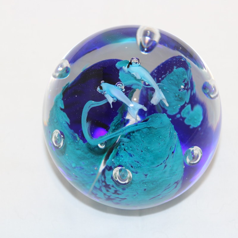 Glass Crystal Ball Etsy