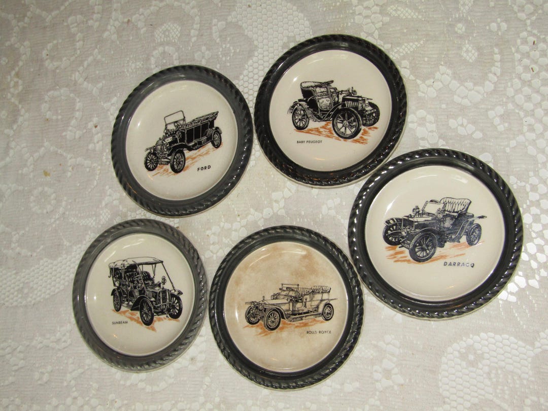 Vintage Wade Veteran Cars Plate Series 1 & 2 Diameter 13cm Choose From ...