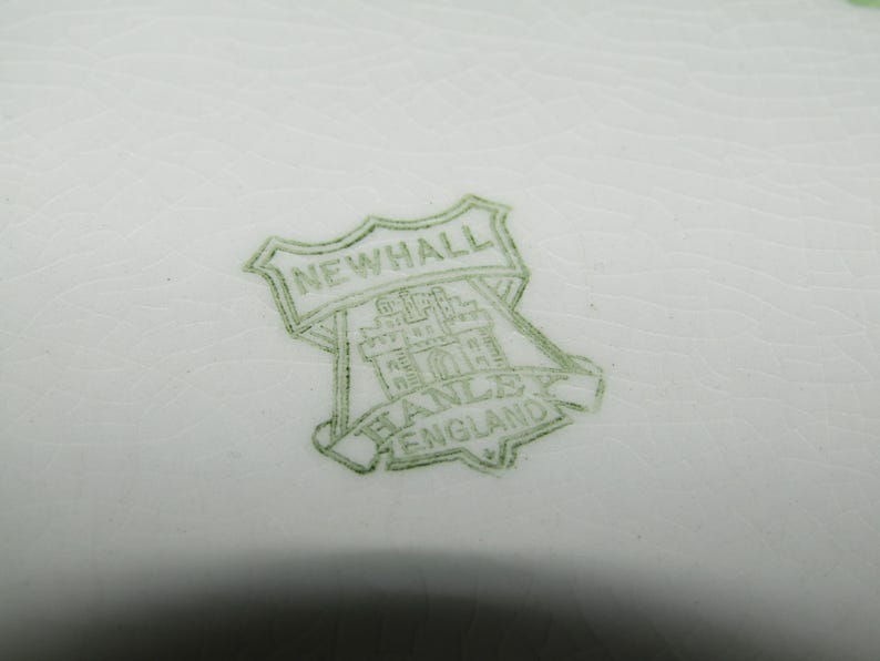 Vintage 1930s Newhall Pottery Hanley Merrie England 9" Fruit Bowl Plant ...